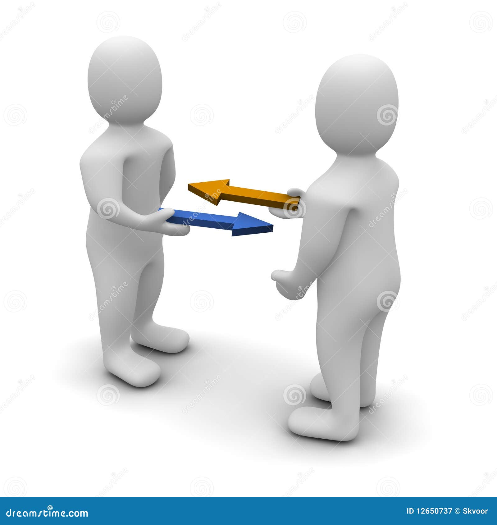 Austausch oder Handel stock abbildung. Illustration von konzept - 12650737