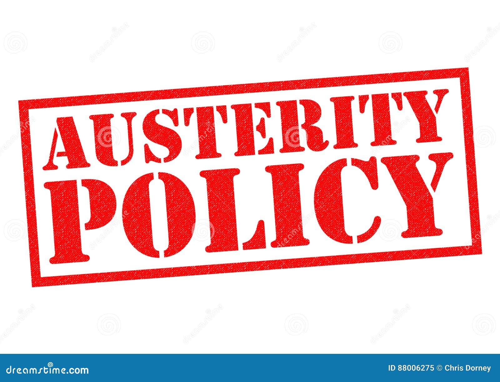 AUSTERITY POLICY stock illustration. Illustration of mark - 88006275