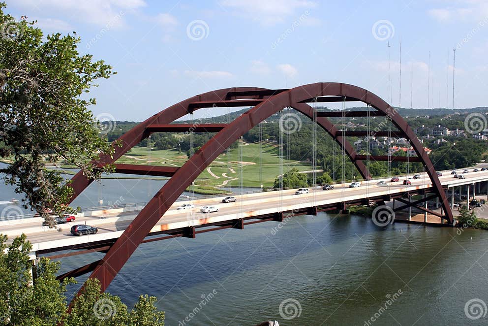 Austin 360 Bridge stock photo. Image of road, water, arch - 139456