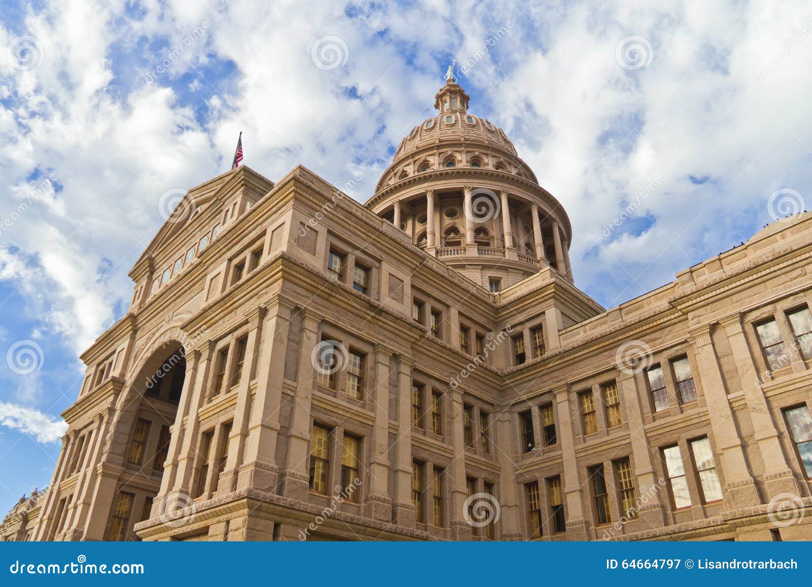 Austin Capitol stock image. Image of memorial, austin - 64664797