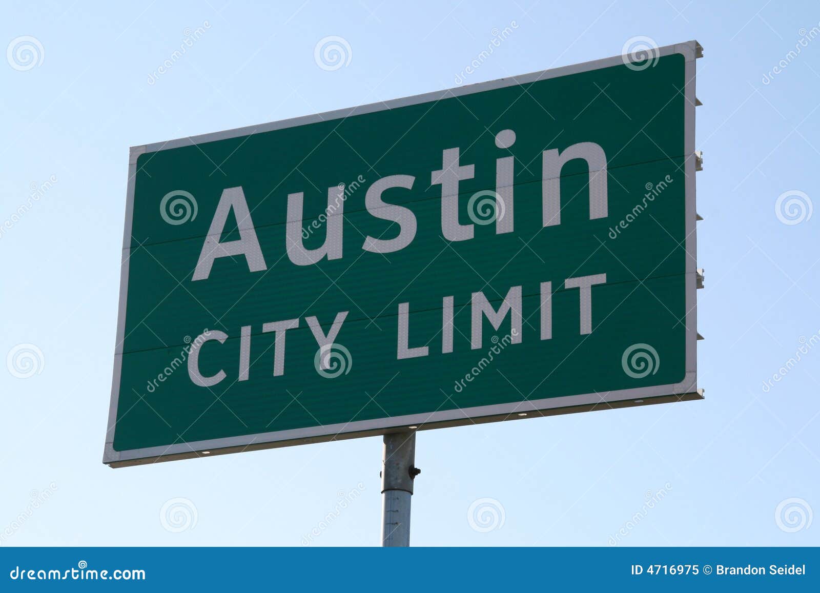 Austin City Limit Sign stock image. Image of austin, road - 4716975