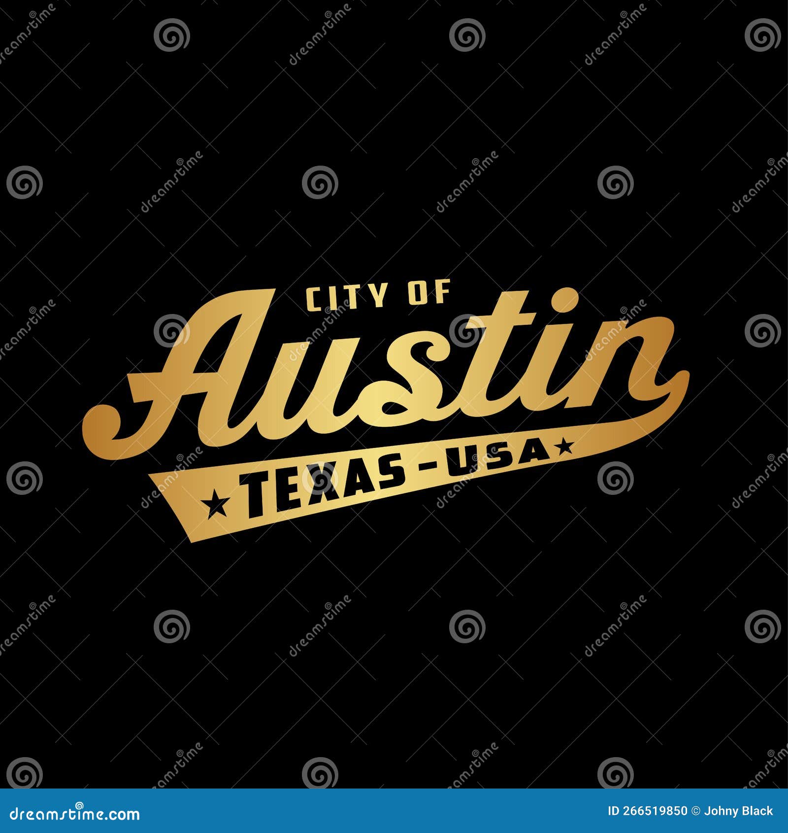 Austin Texas Lettering Design. Austin Typography Design. Vector and ...