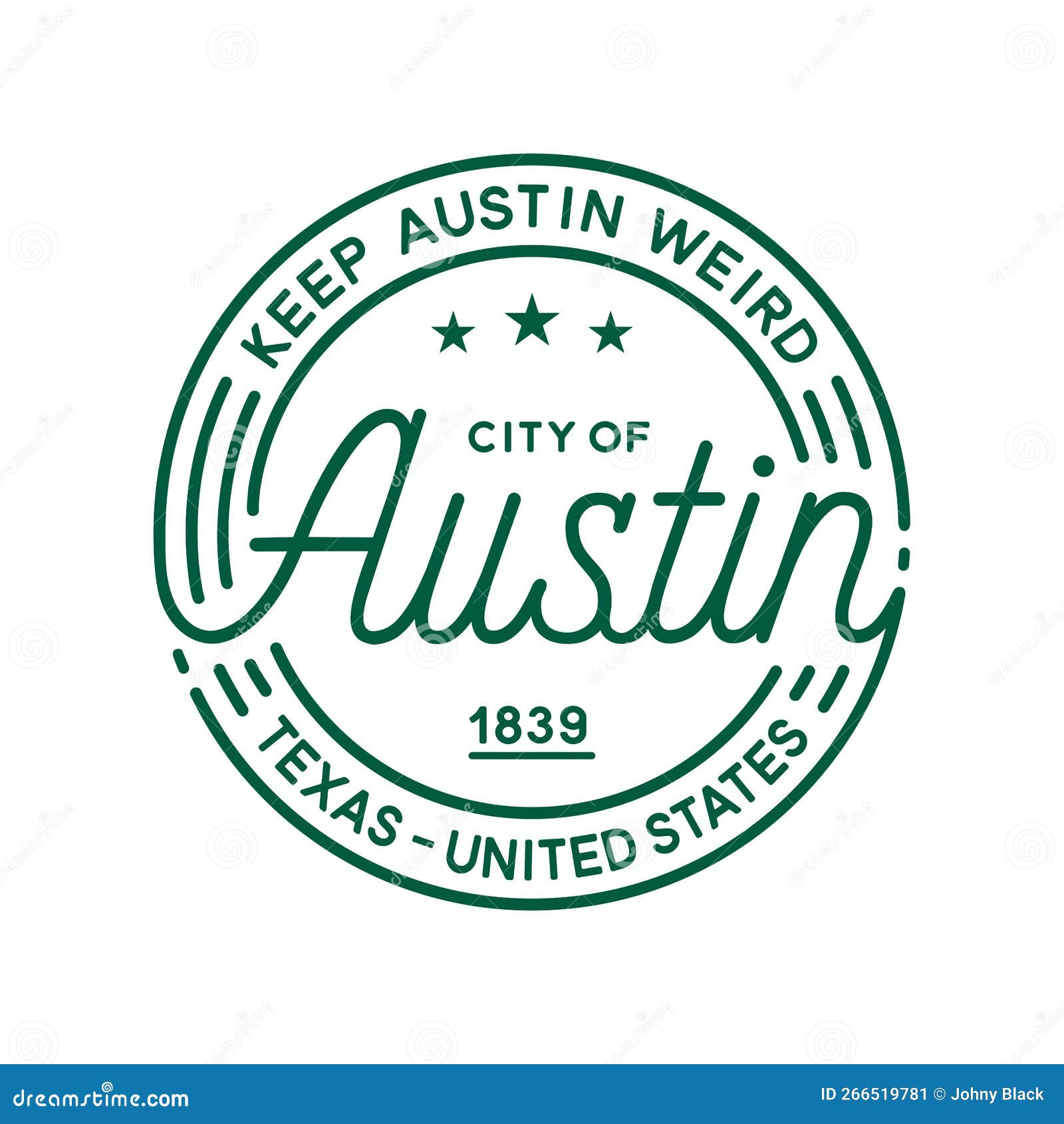 Austin Texas Vector Design Template. Austin Texas Logotype. Vector and ...