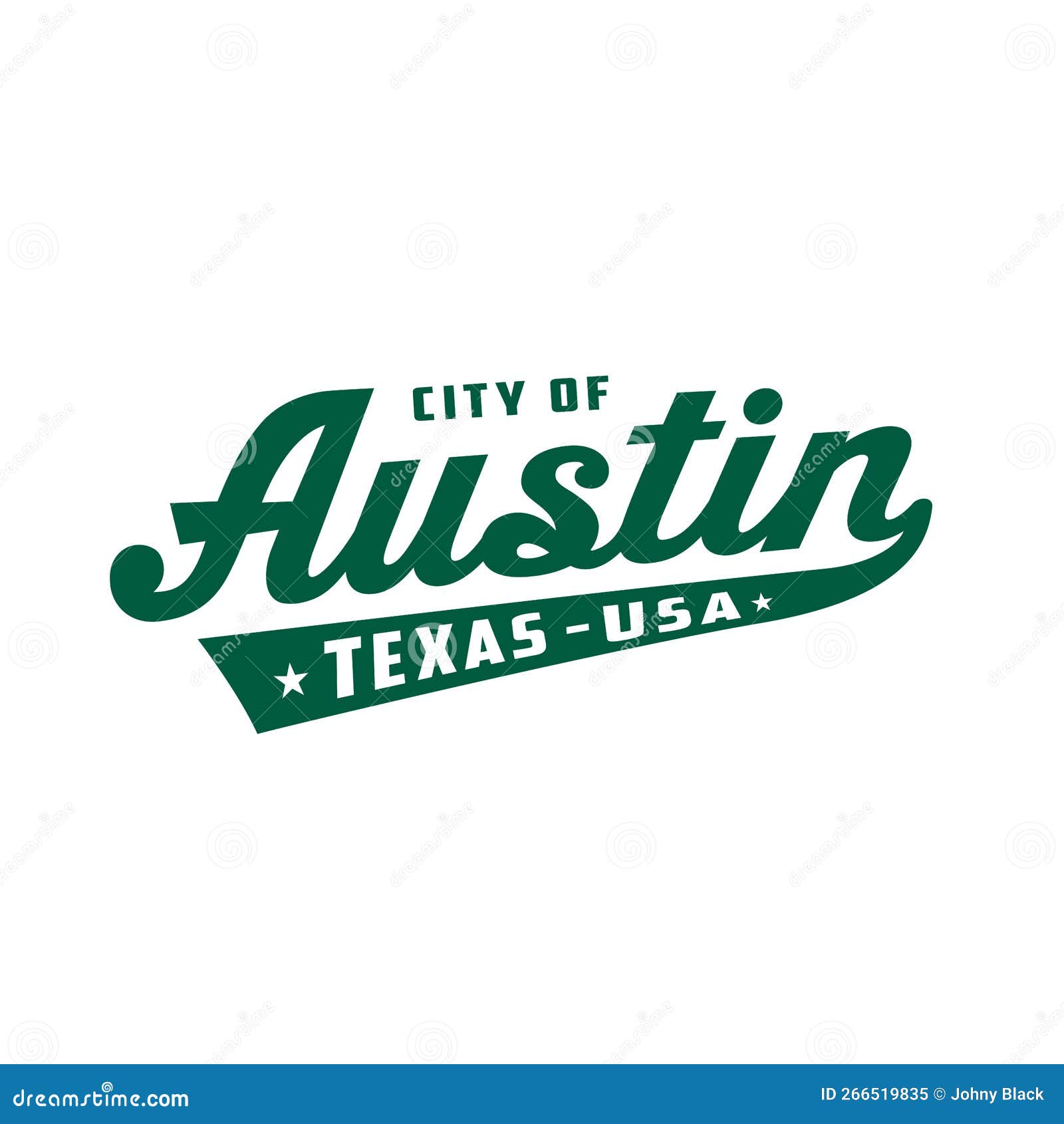 Austin Texas Lettering Design. Austin Typography Design. Vector and ...