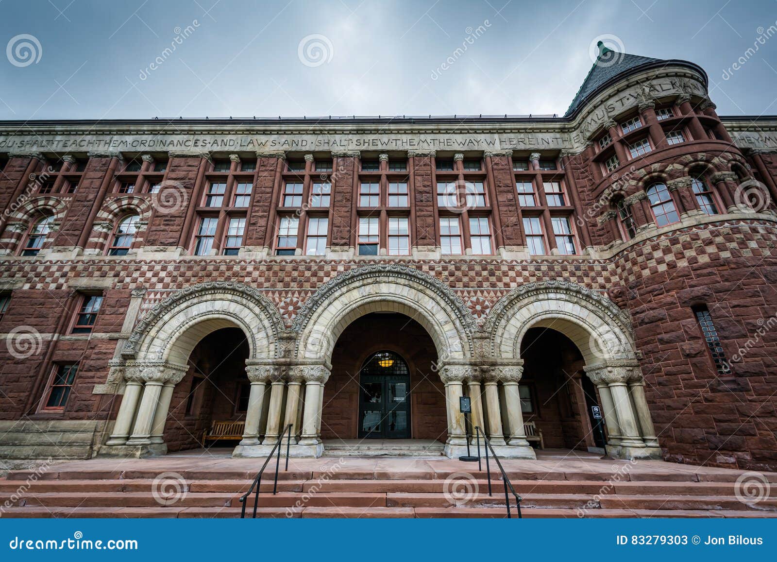 Austin Hall, at Harvard Law School, in Cambridge, Massachusetts. Stock ...