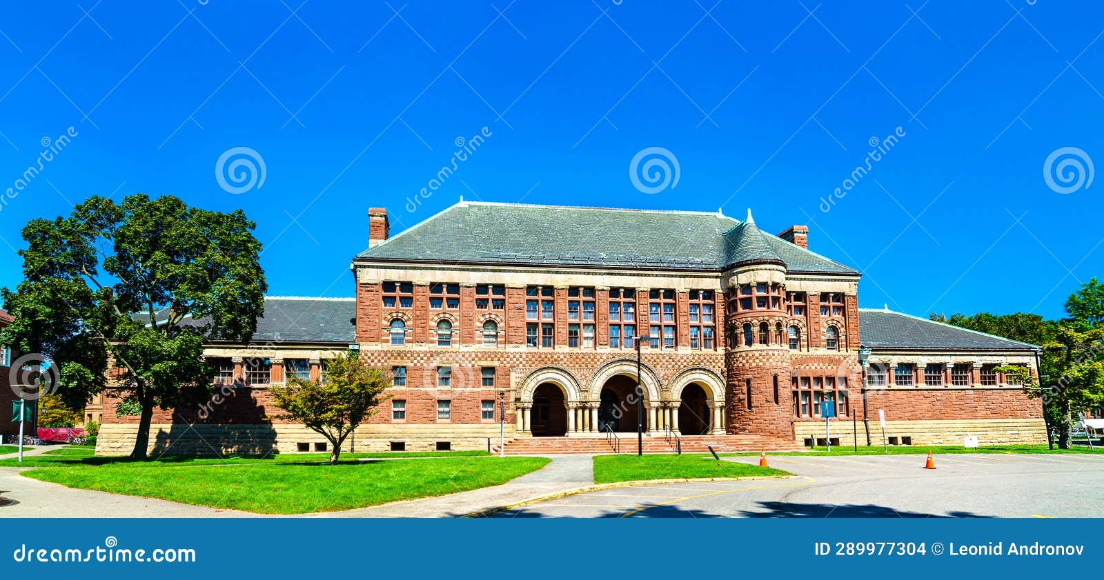 Austin Hall at Harvard University in Cambridge, Massachusetts Editorial ...