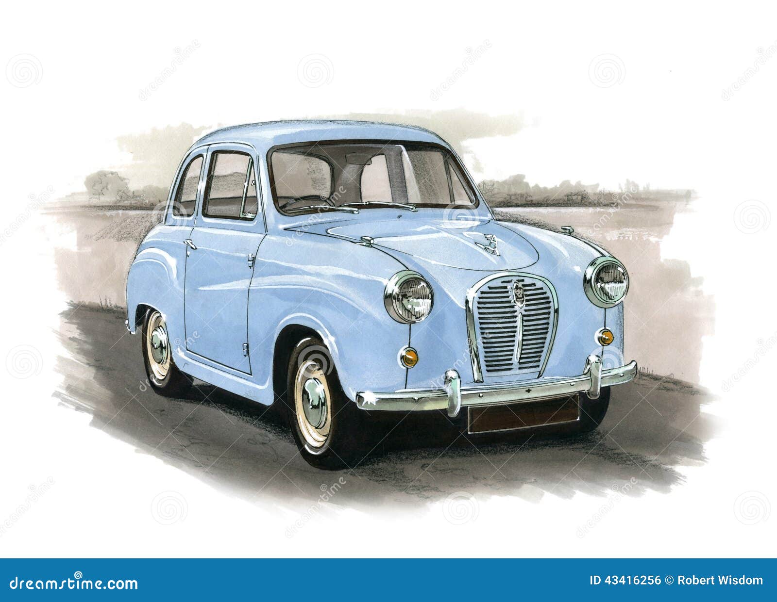 Austin A35 RAC Van Editorial Image | CartoonDealer.com #284145780