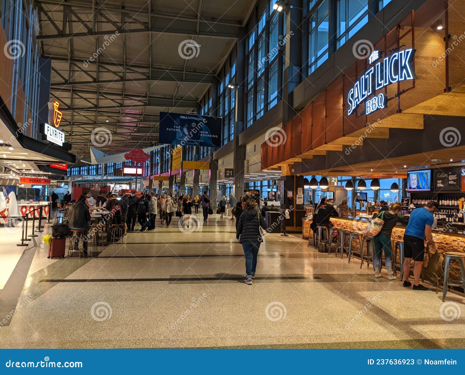 Interior View of Austin International Airport Editorial Stock Photo ...