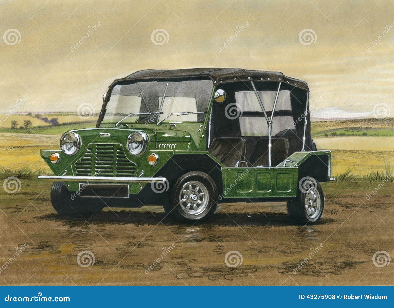 Austin Mini Moke editorial stock photo. Illustration of isolated - 43275908
