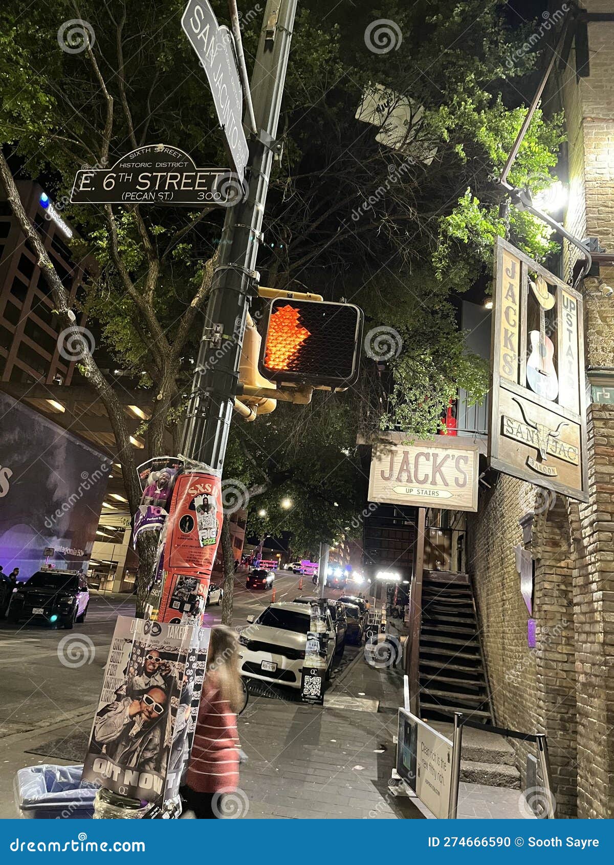 Austin night scene editorial image. Image of landscape - 274666590