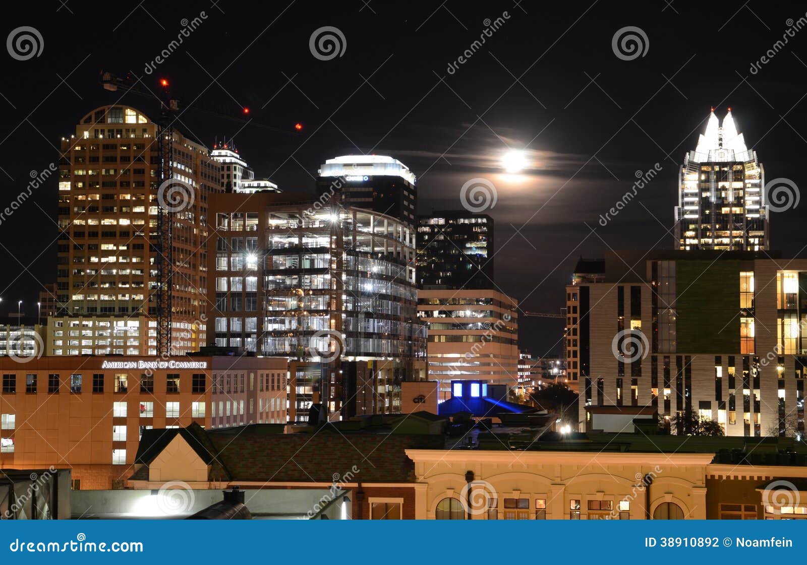Austin by night editorial photography. Image of ameriacn - 38910892