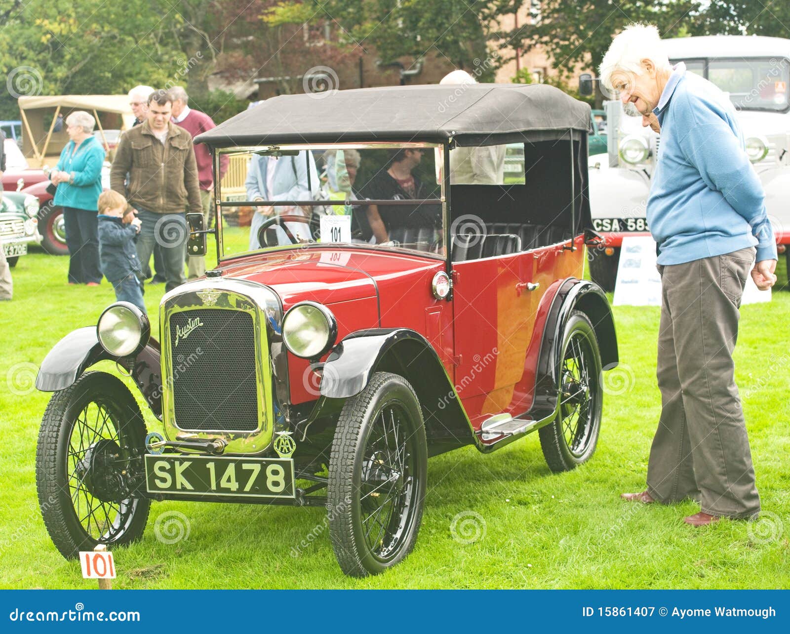Austin Open Tourer at Fortrose.. Editorial Photography - Image of tyres ...