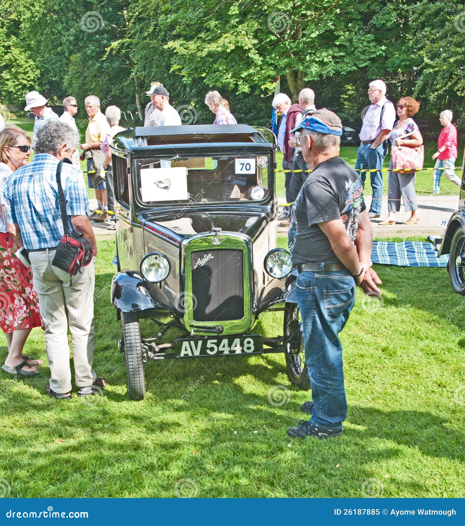 Austin Seven RN at Brodie Castle Rally. Editorial Image - Image of logo ...