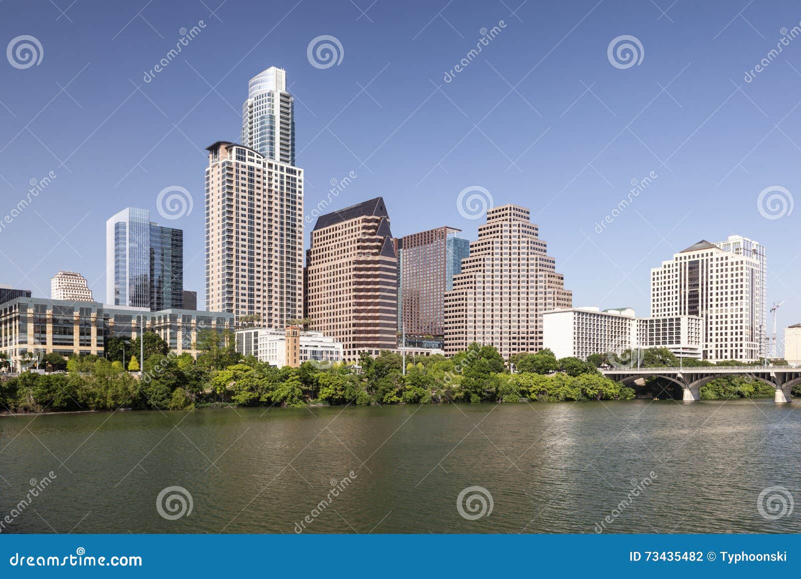 Austin Skyline Céntrico, Tejas Foto de archivo - Imagen de austin ...