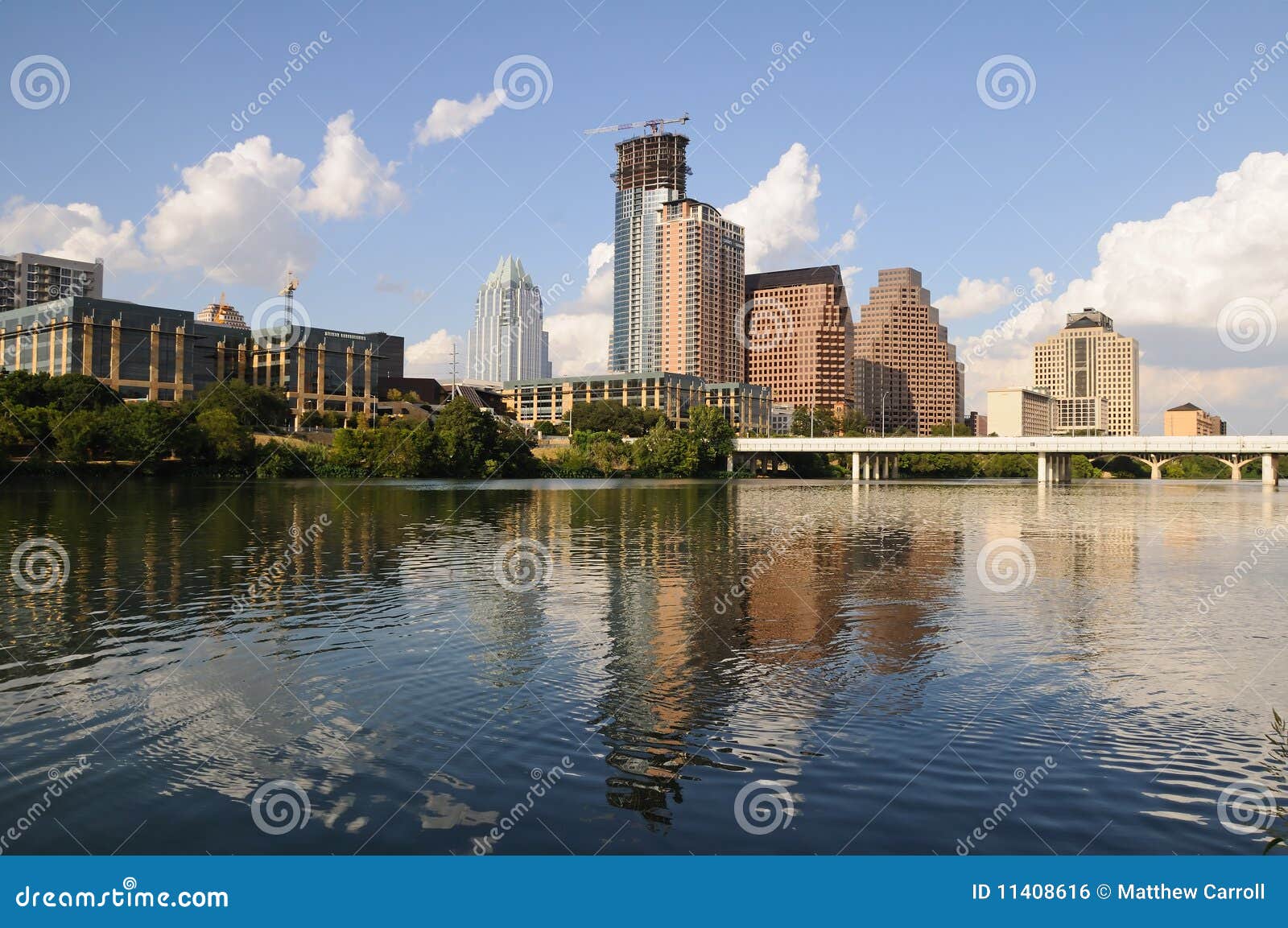 Austin Sunset stock photo. Image of evening, reflected - 11408616