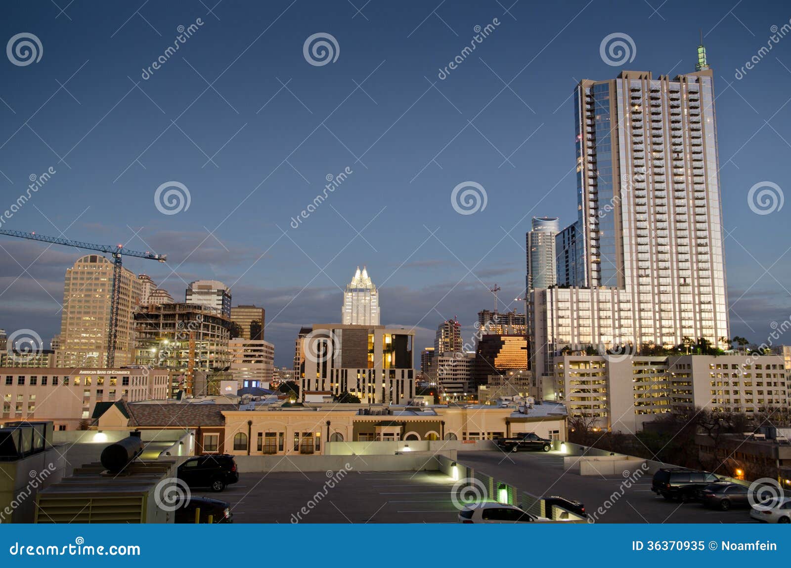 Austin by sunset editorial image. Image of horizontal - 36370935