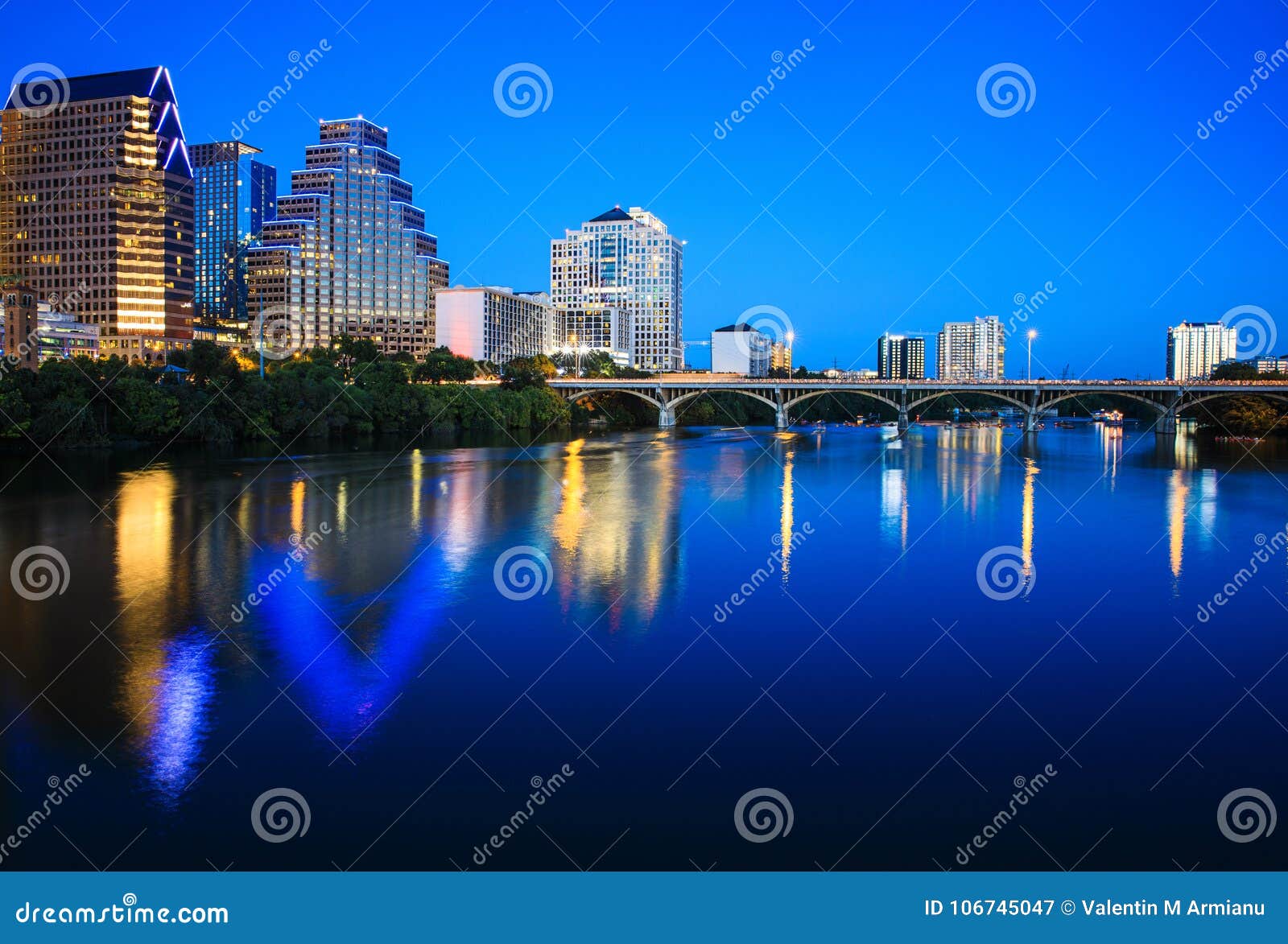 Austin Texas Downtown stock image. Image of downtown - 106745047