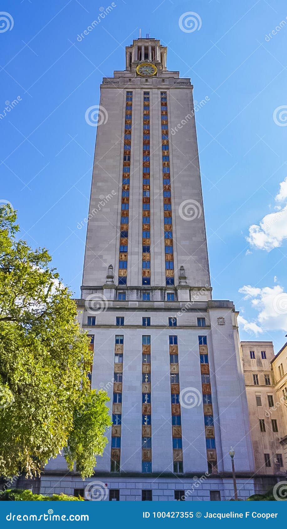 AUSTIN, TEXAS, EUA - 17 DE SETEMBRO DE 2017: a Torre Na Universidade Do ...