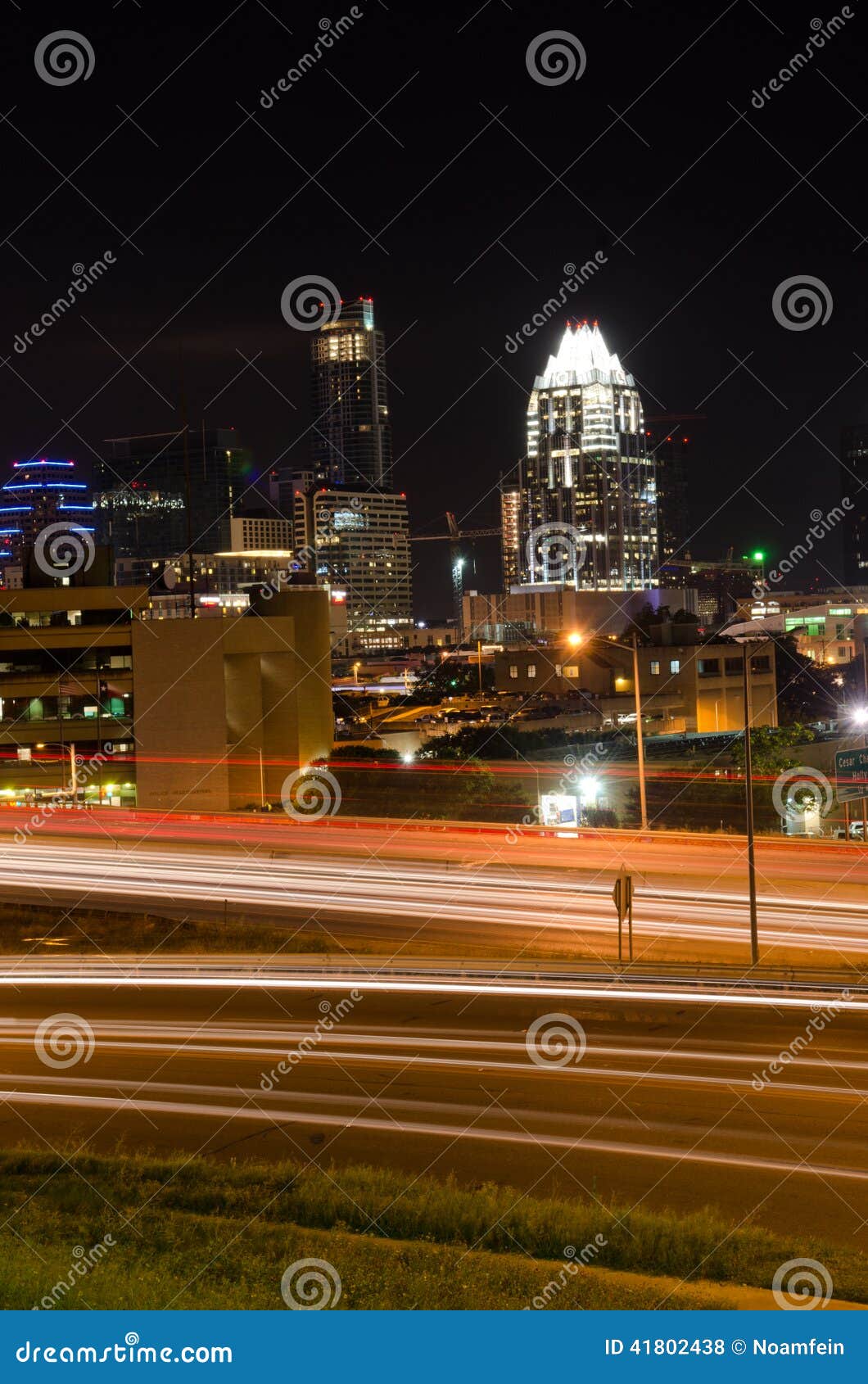 Austin Texas at night editorial stock photo. Image of democracy - 41802438