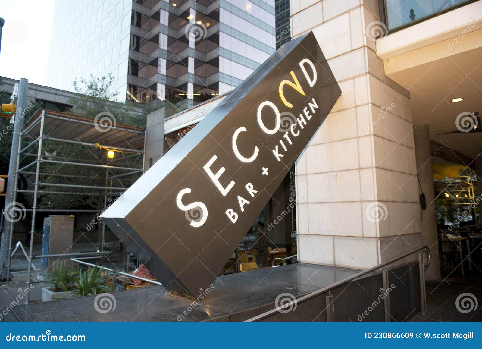 Second Bar and Kitchen editorial stock image. Image of food - 230866609