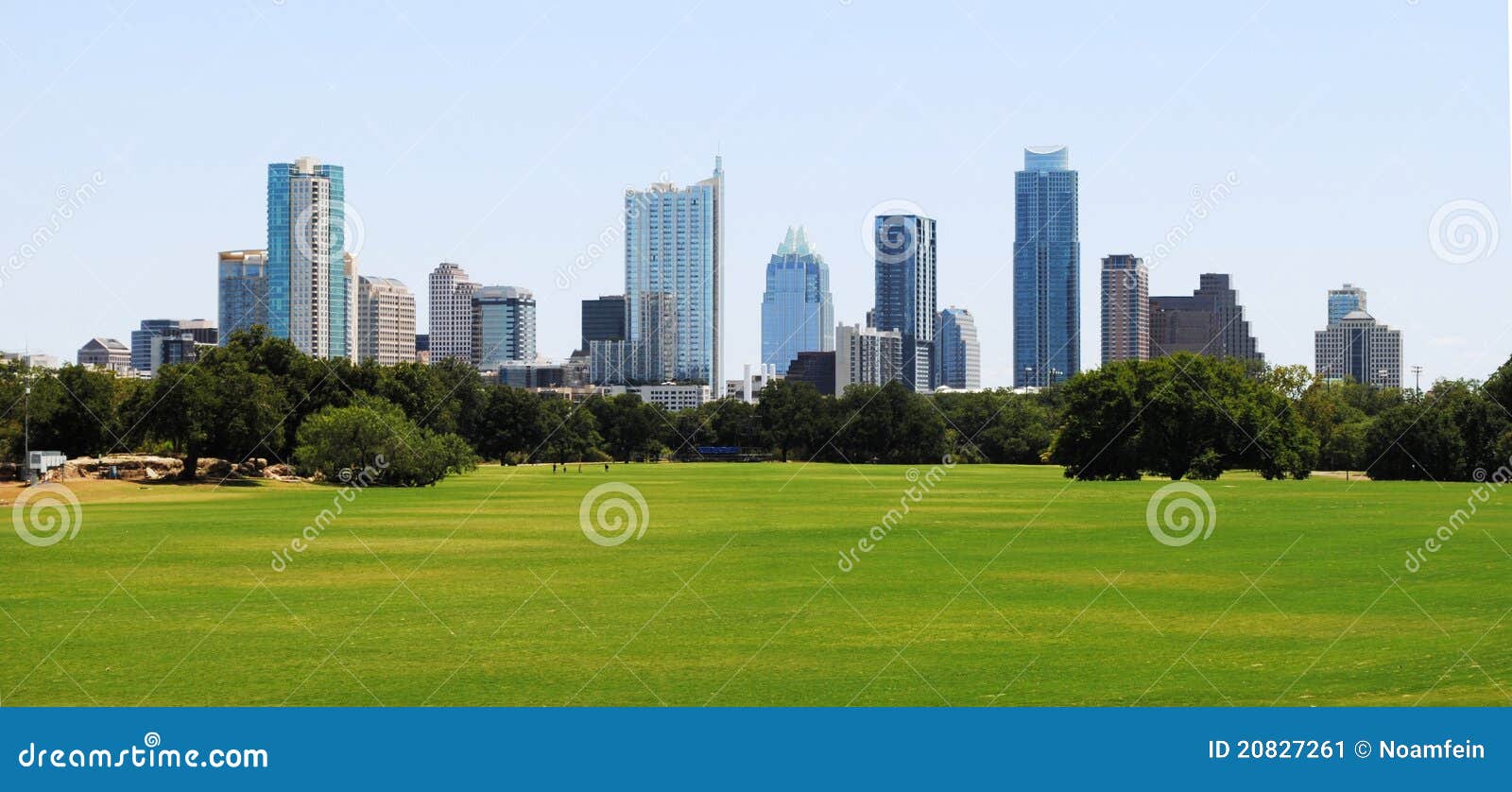 Tranquil Austin Skyline Downtown Austin Map Circle Floor Stock Image ...