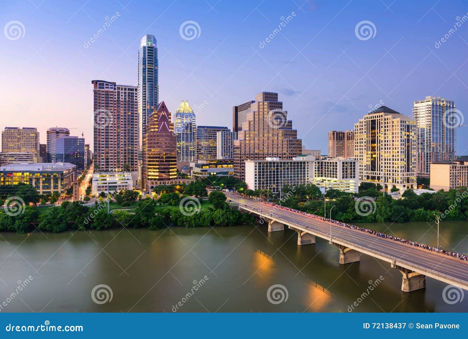 Austin, TX Skyline Stock Photography | CartoonDealer.com #22161248