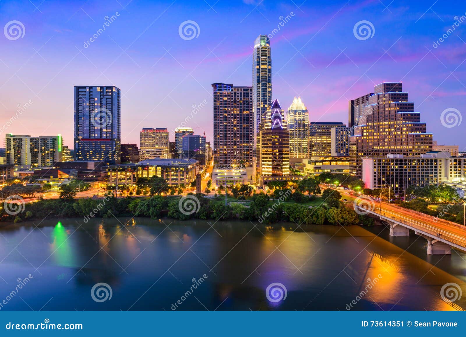 Austin Texas Skyline stock image. Image of congress, texas - 73614351