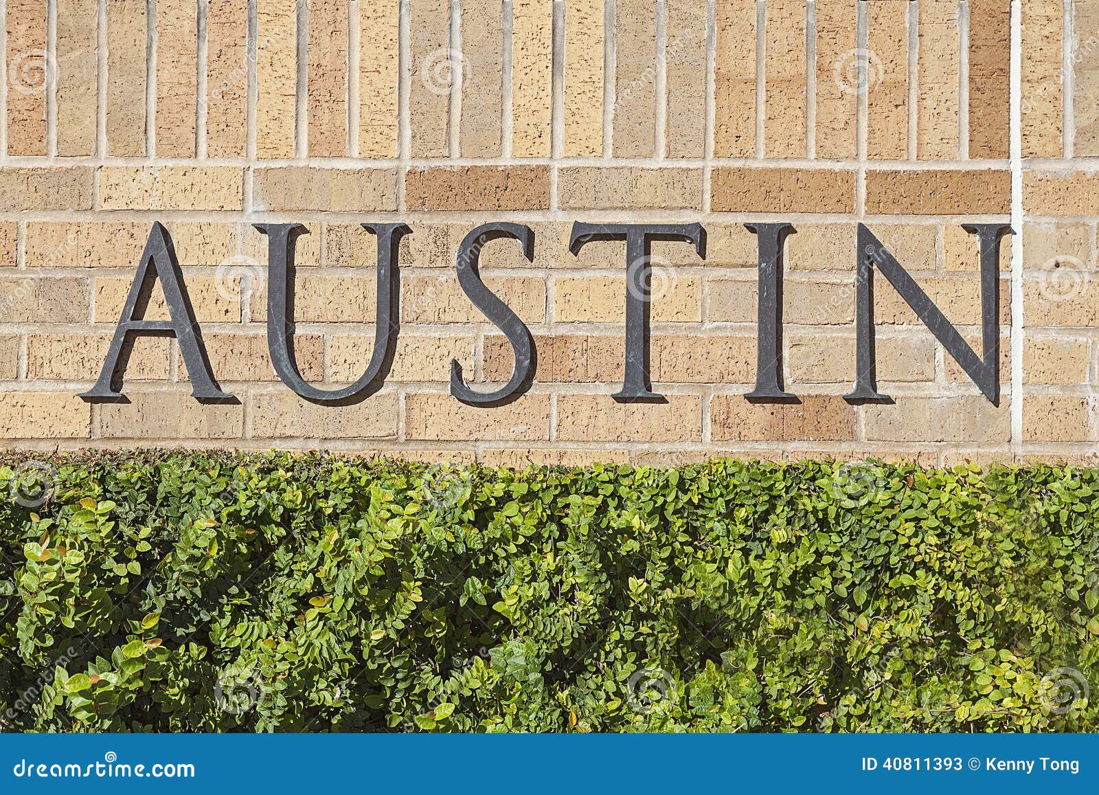Austin Text Sign imagem de stock. Imagem de verde, preto - 40811393