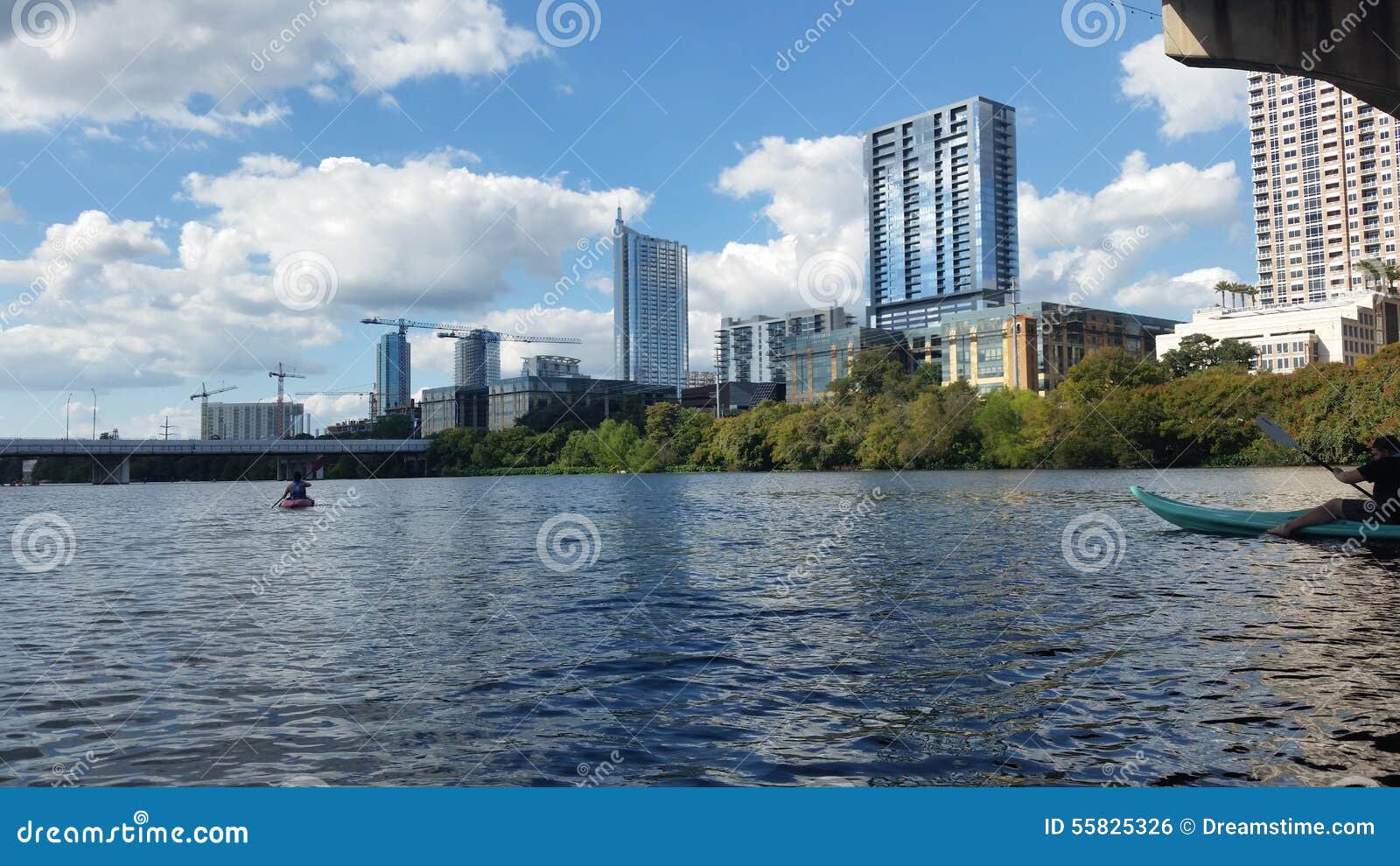 Austin from the water editorial photo. Image of water - 55825326