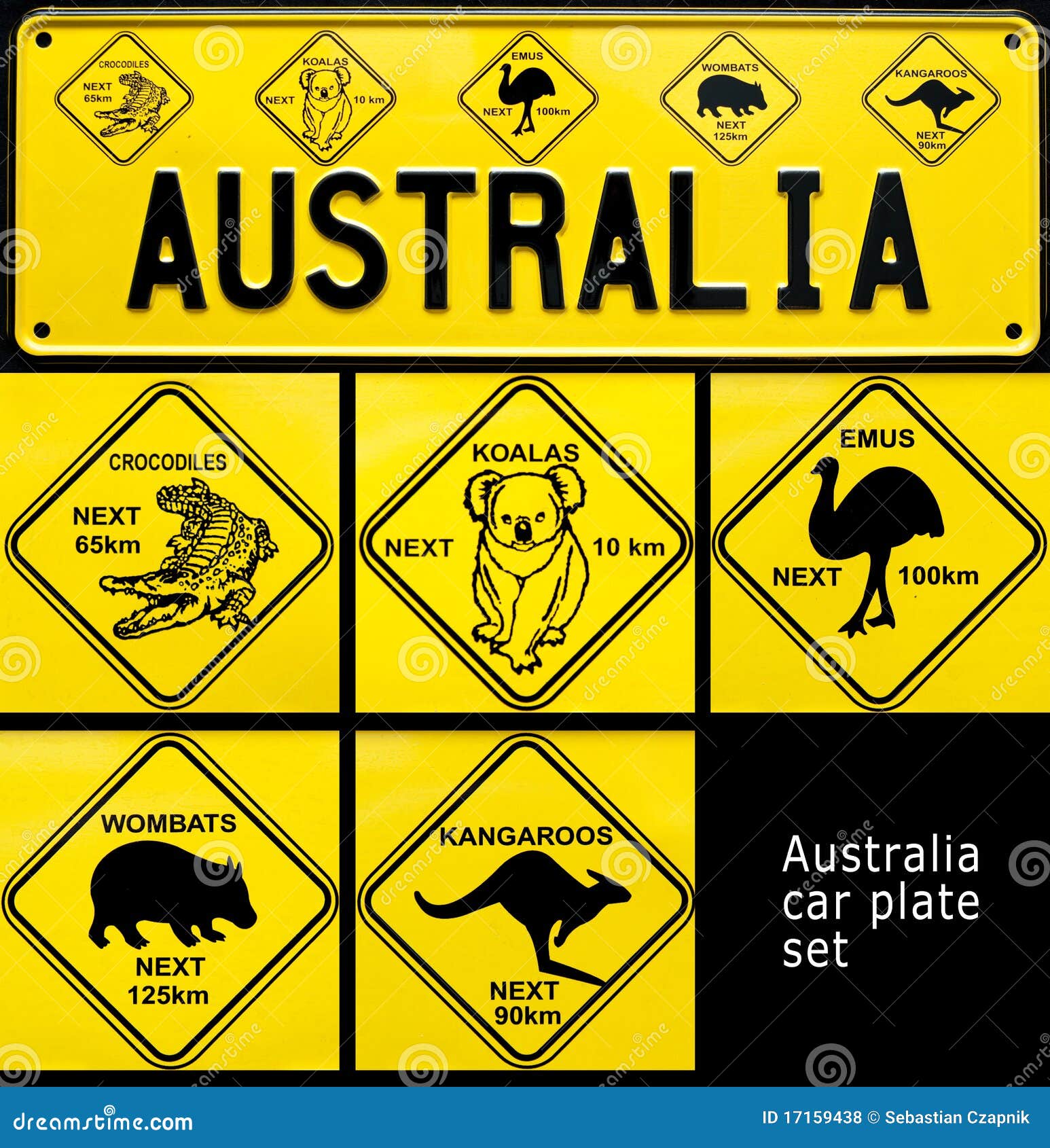 Australia stock photo. Image of signs, isolated, sign - 17159438