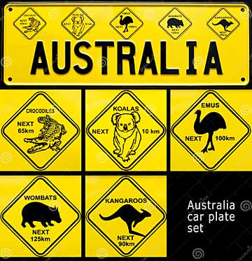 Australia stock photo. Image of signs, isolated, sign - 17159438