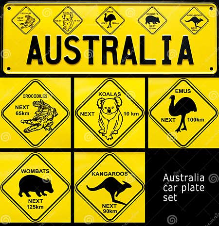 Australia stock photo. Image of signs, isolated, sign - 17159438