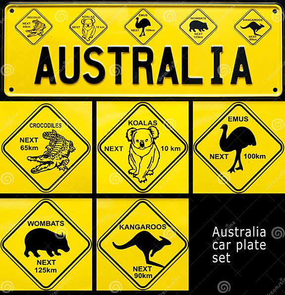 Australia stock photo. Image of signs, isolated, sign - 17159438