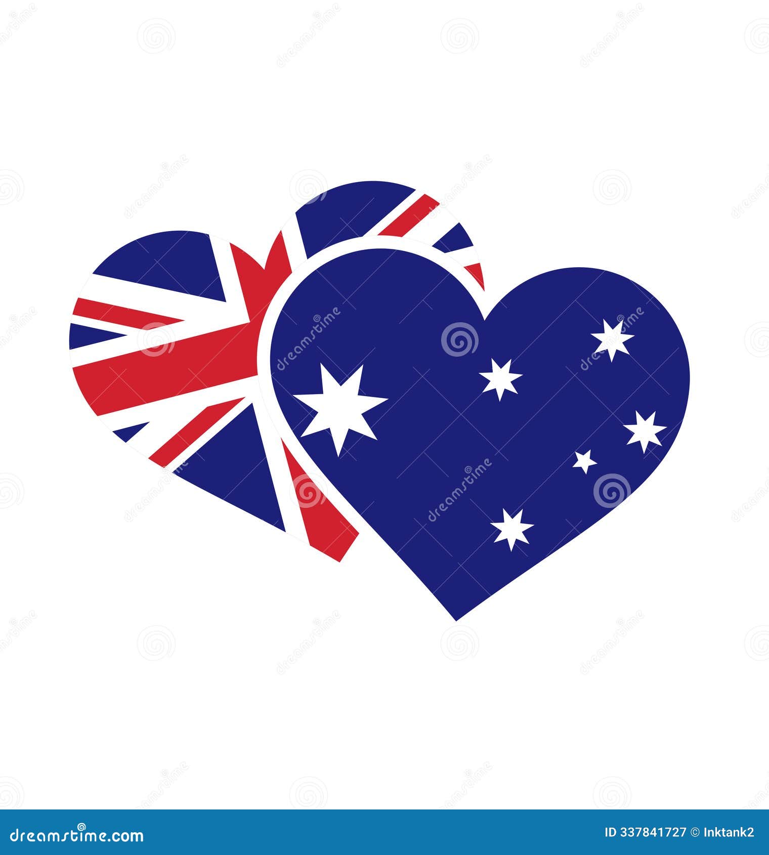 3D I Love Aussie Button Click Here Block Text Royalty-Free Stock ...