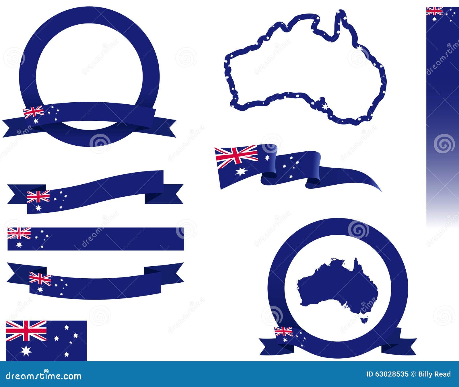 Australia Banner Set stock vector. Illustration of koala - 63028535