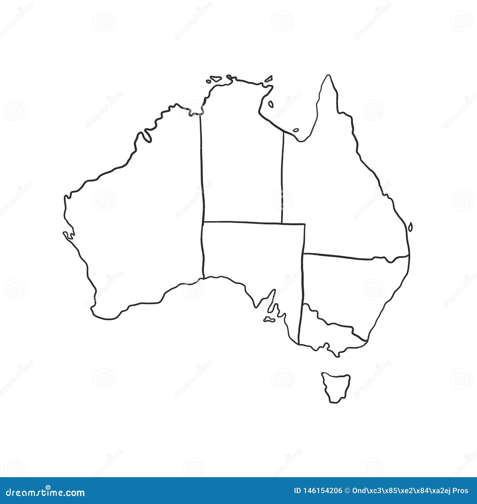 Australia Black Vector Map Isolated on White Background Stock Vector ... Australia Black Vector Map Isolated on White Background Stock Vector ...