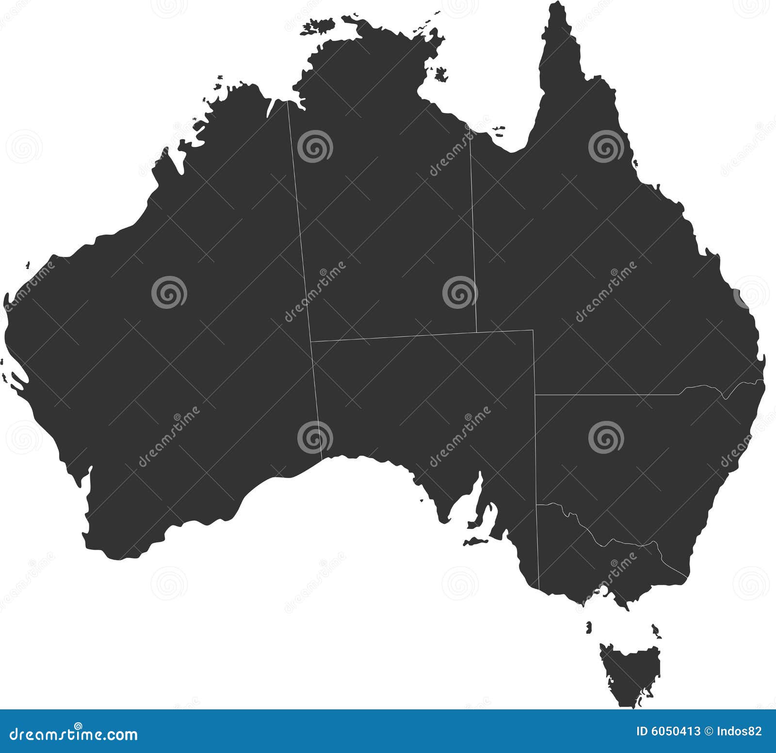 Australia blind map stock vector. Illustration of fluttering - 6050413
