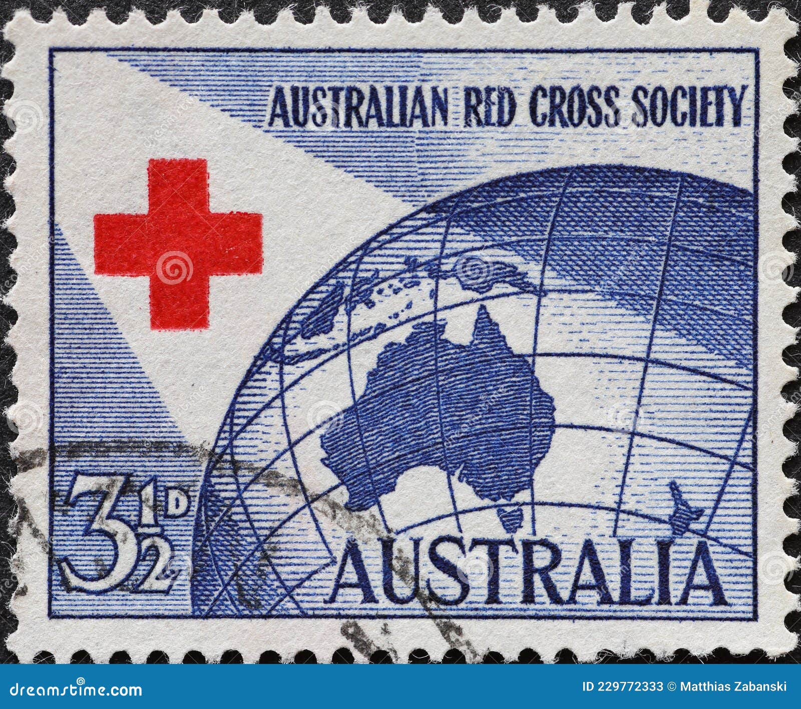 AUSTRALIA-CIRCA 1954: a Post Stamp Printed in Australia Showing the ...