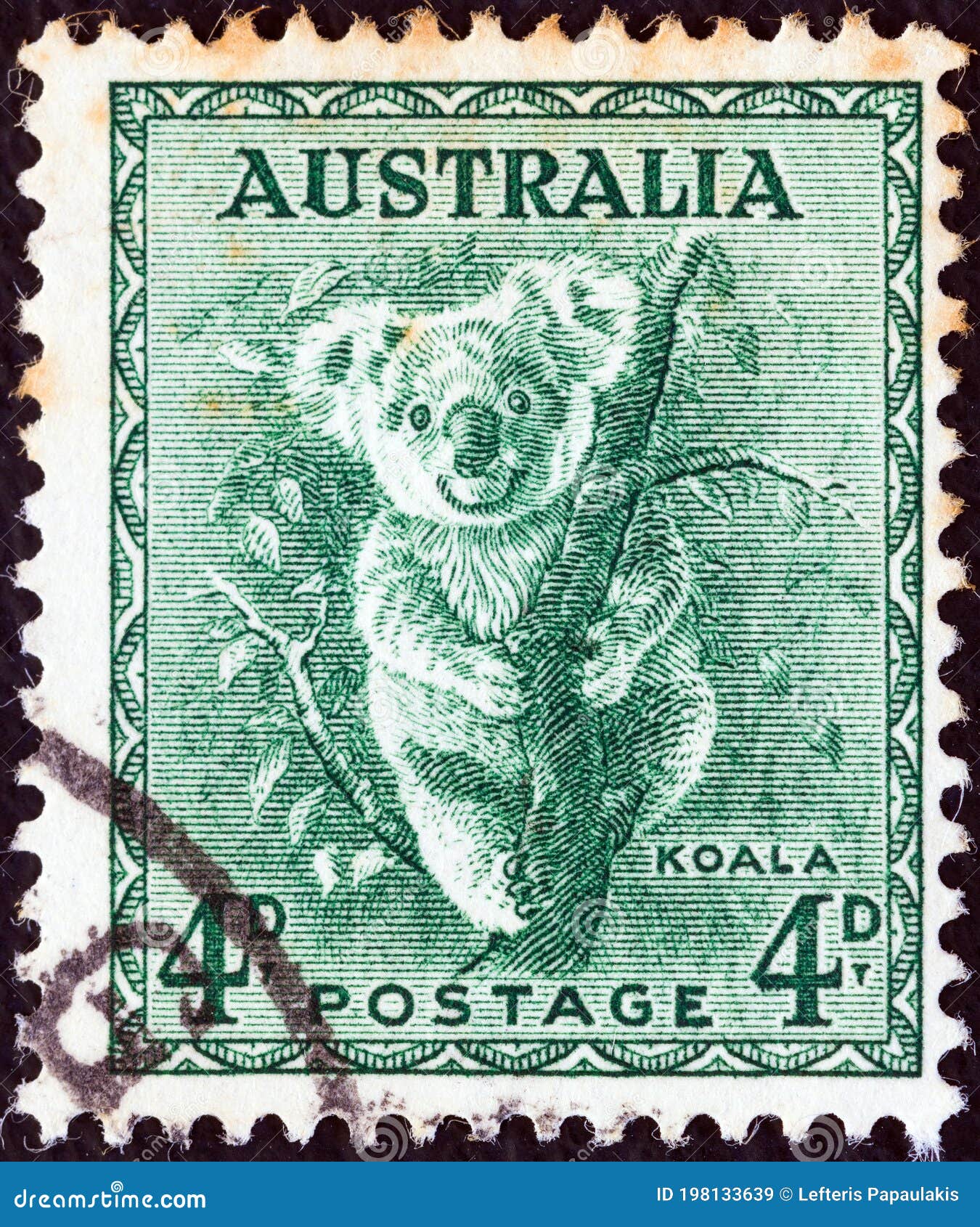 Australia Koala Postage Stamp Editorial Photo | CartoonDealer.com #15382469