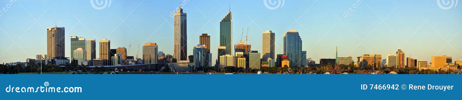 Australia City of Perth Panoramic View Stock Photo - Image of ...