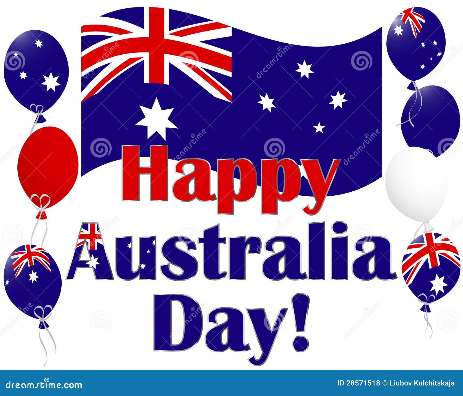 Clip art australian flag free