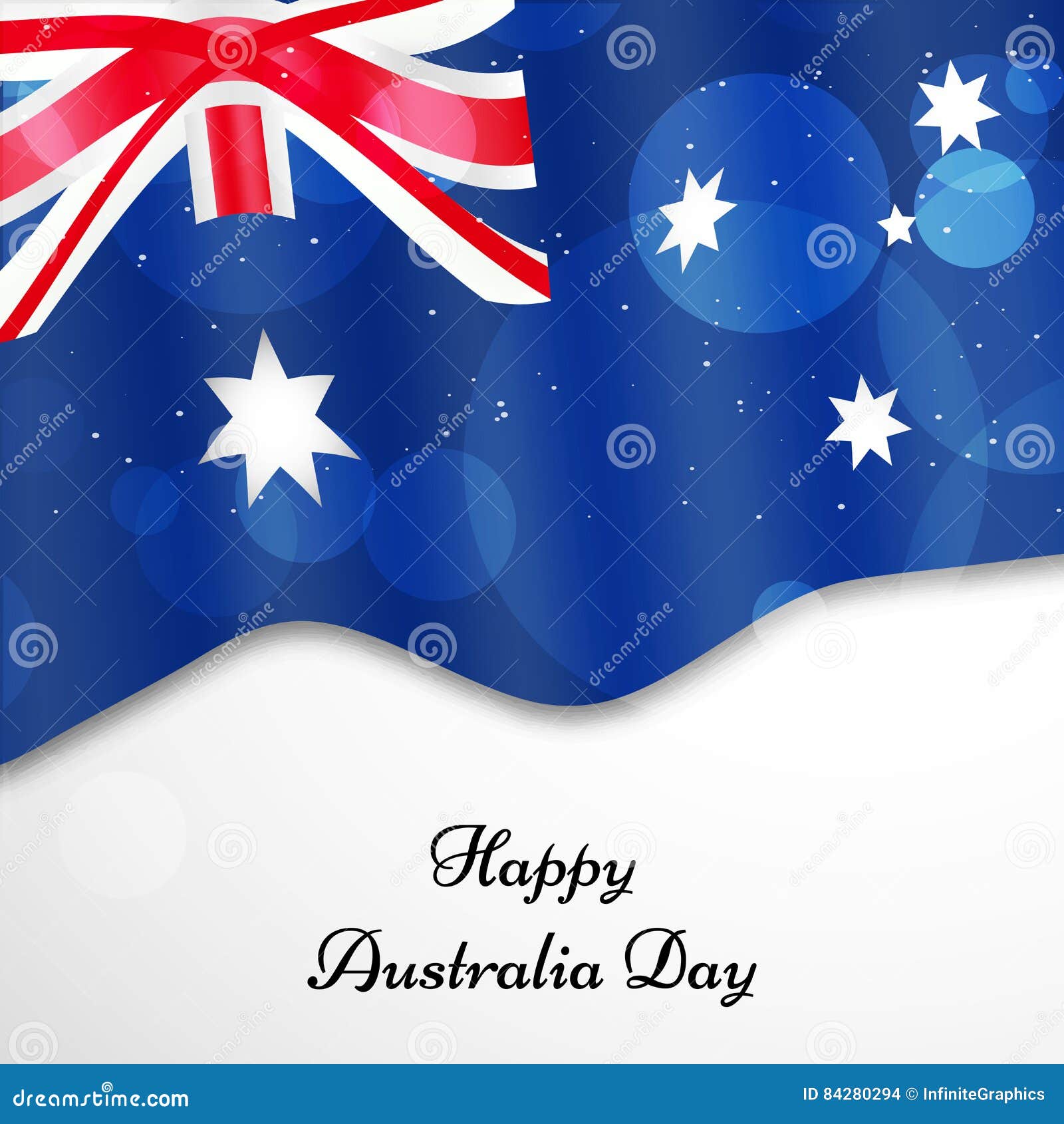 Australia Day background stock vector. Illustration of colorful - 84280294