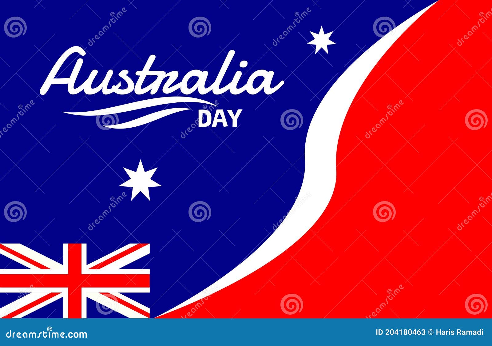 Australia Day Banner Template, Australia Day Banner Template Stock ...