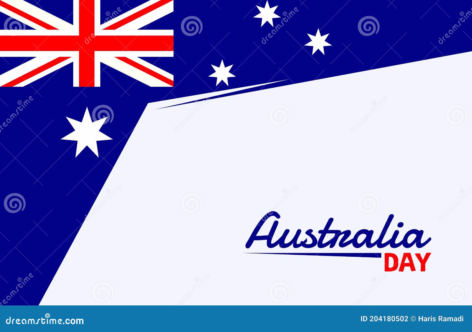 Australia Day Banner Template, Australia Day Banner Template Stock ...