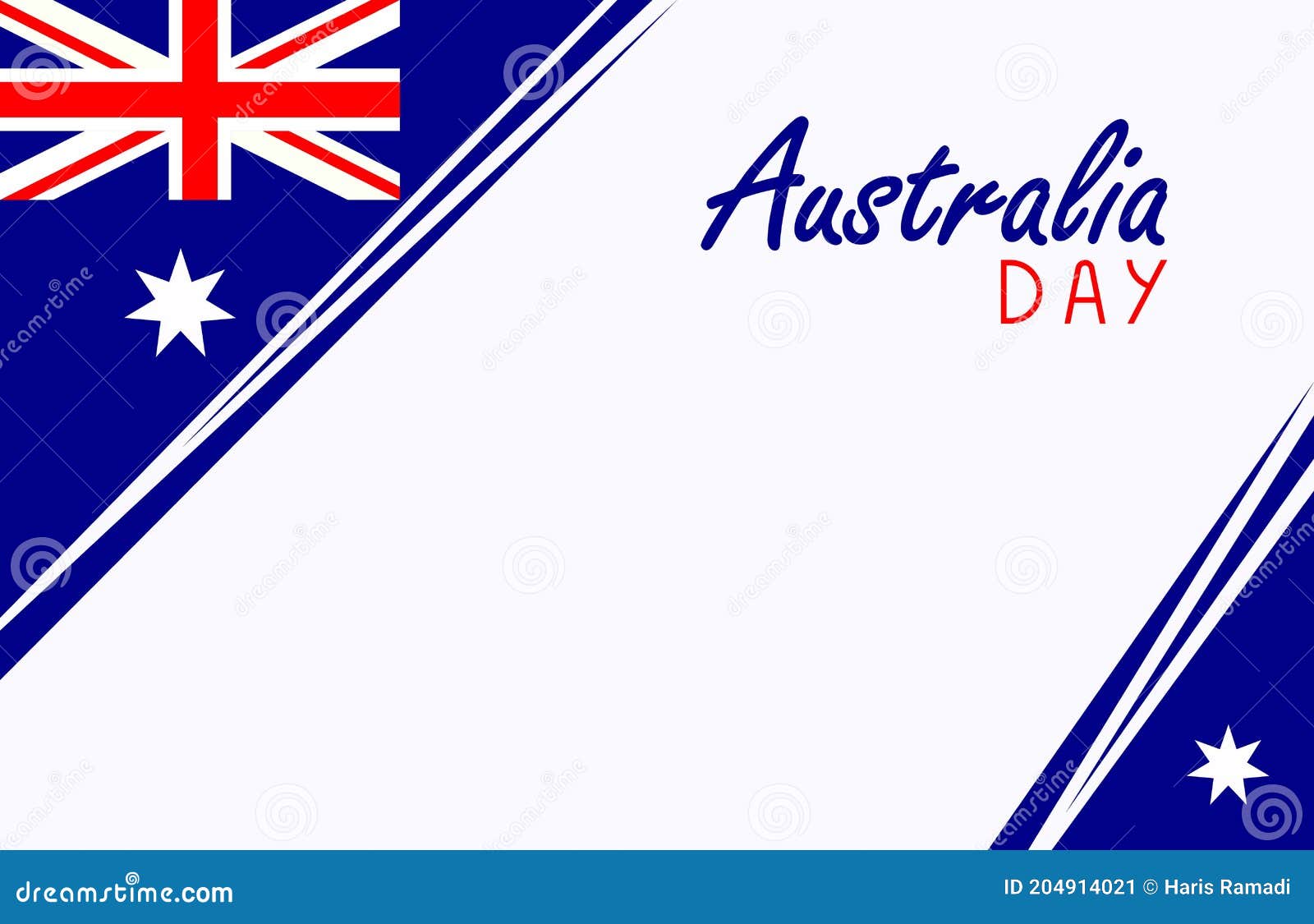 Australia Day Banner Template, Australia Day Banner Template Stock ...