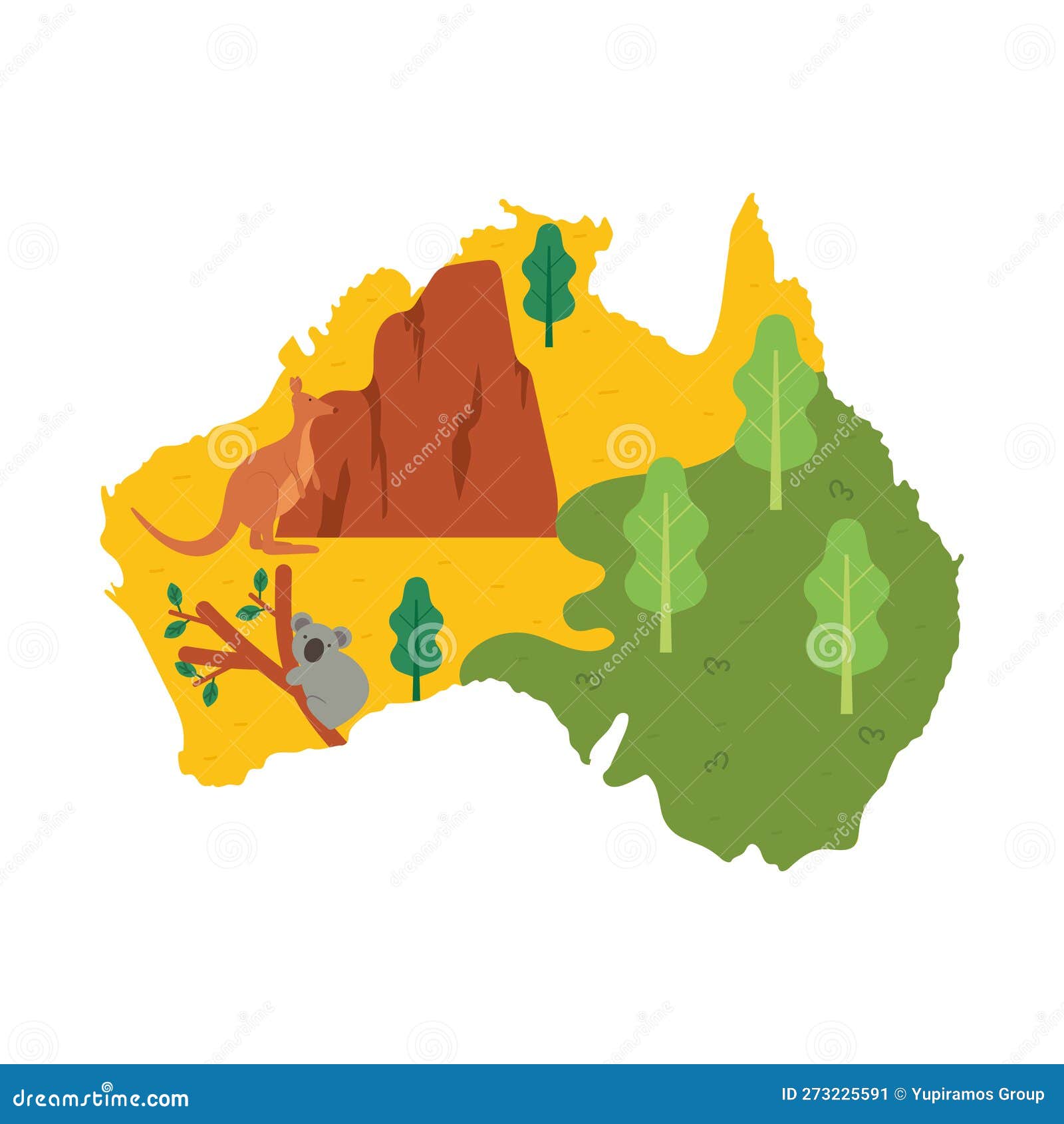 Australia day, map stock vector. Illustration of independence - 273225591