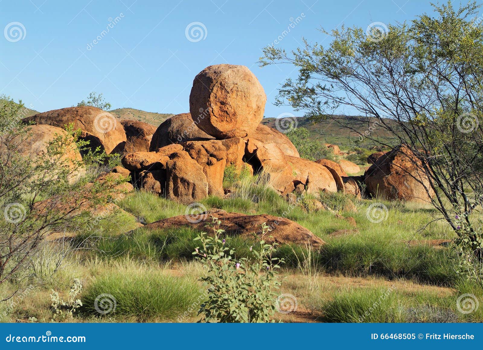 Australia, Devil s Marbles stock image. Image of northern - 66468505