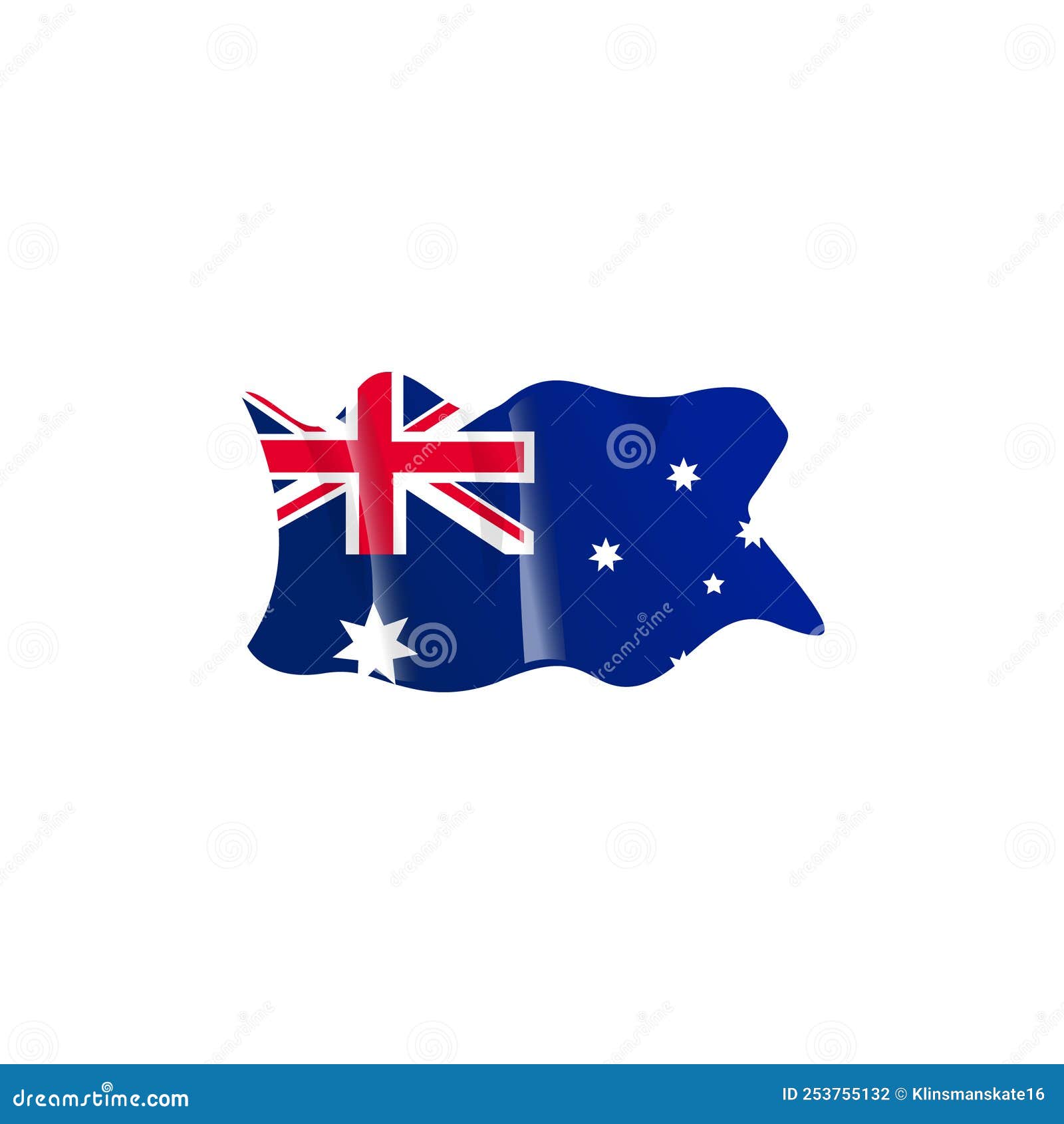 Australia Flag Icon Illustration Vector Stock Vector Illustration Of