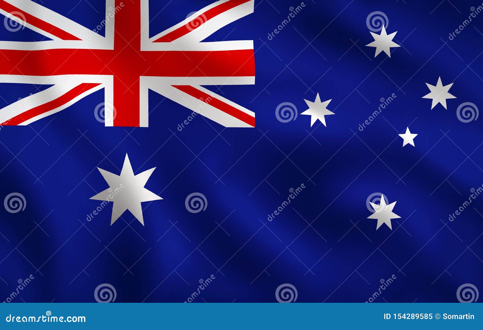 Australia Flag Image Full Frame Stock Illustration - Illustration of ...