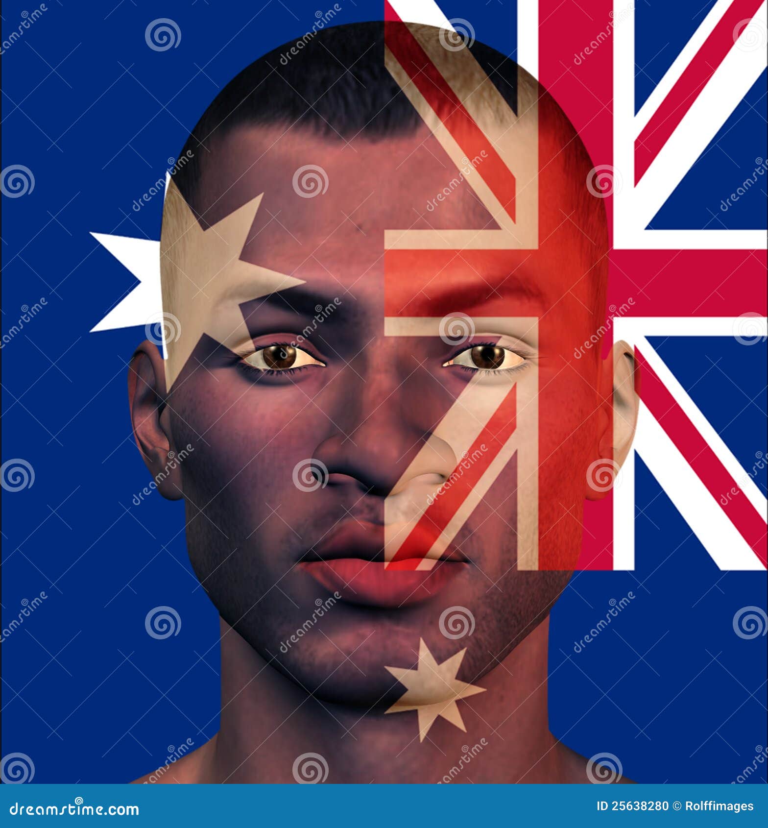 Australia Man stock illustration. Illustration of citizen - 25638280